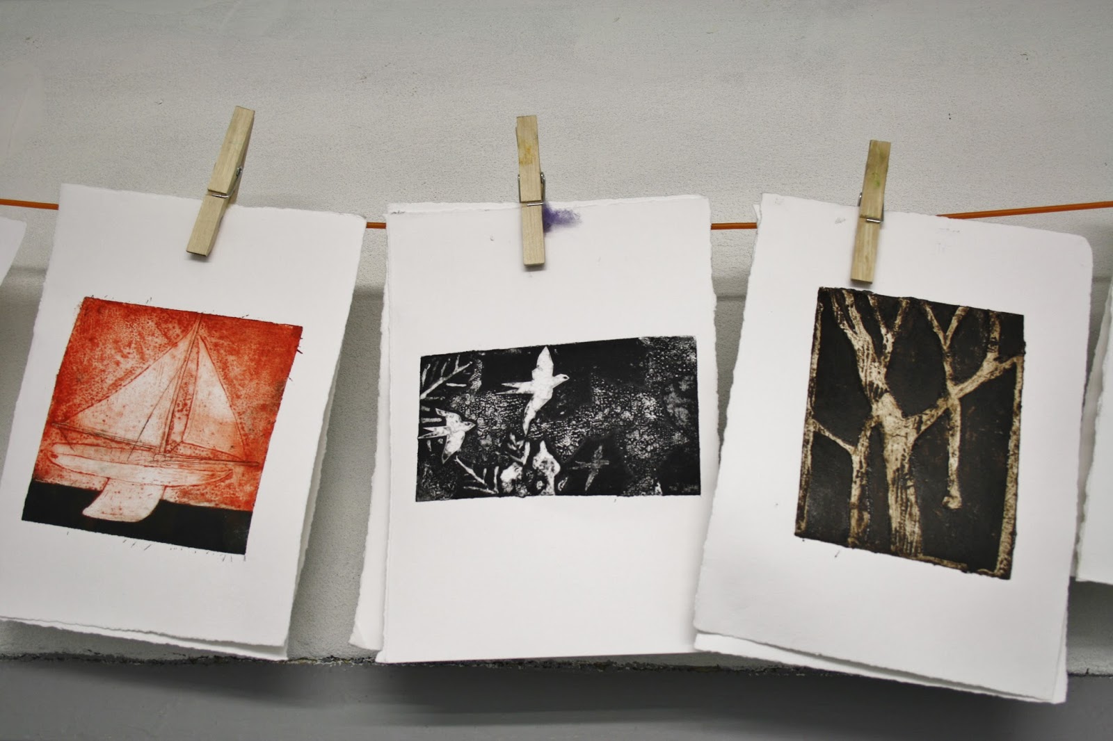 Sue Brown Printmaker: THE HALF WAY MARK.