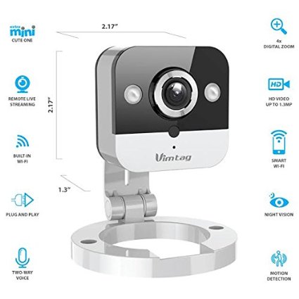 Review Vimtag M1 Mini Cube IP Wireless Security Camera Review - 13Reviews
