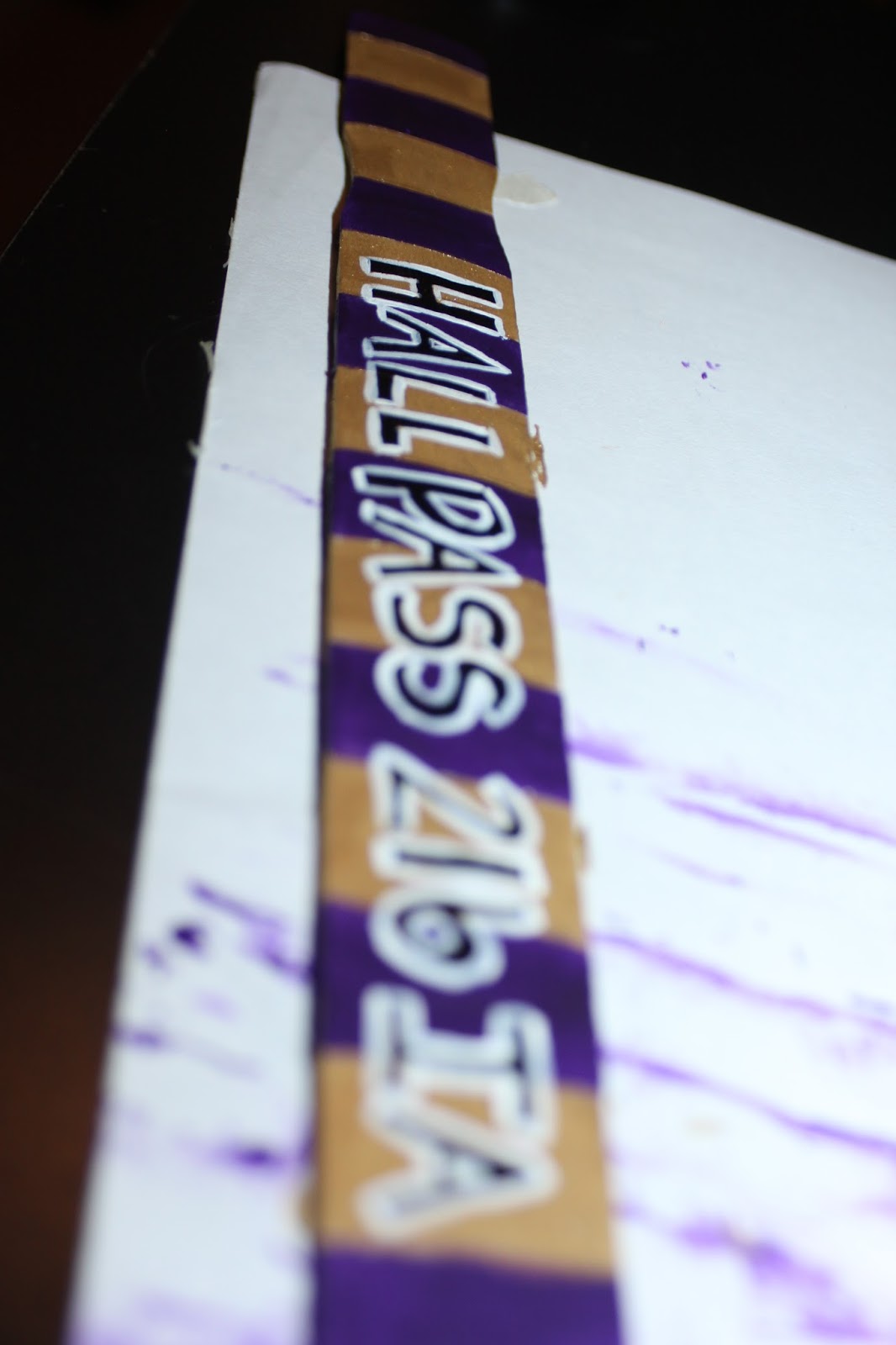 Mrs. Wolfe's Art Room: What's Going on in the Classroom: DIY Hall Passes