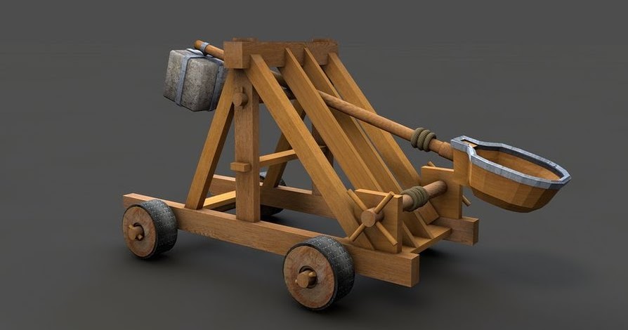 Simple Guides To Make a Simple Catapult Launch a Tennis Ball | Play ...