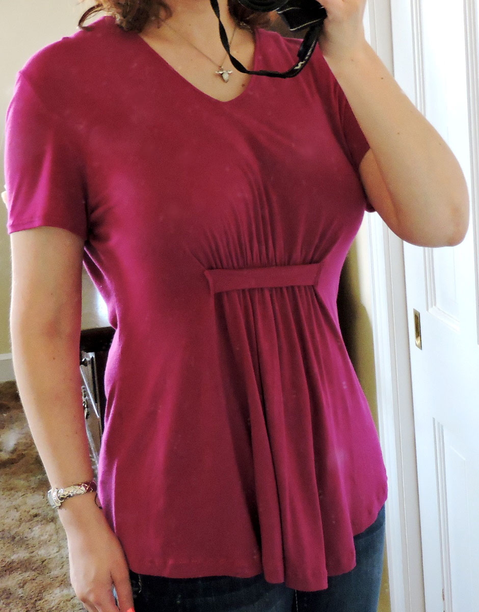 Sweet Bee Buzzings: Gathered Front Top and a Question