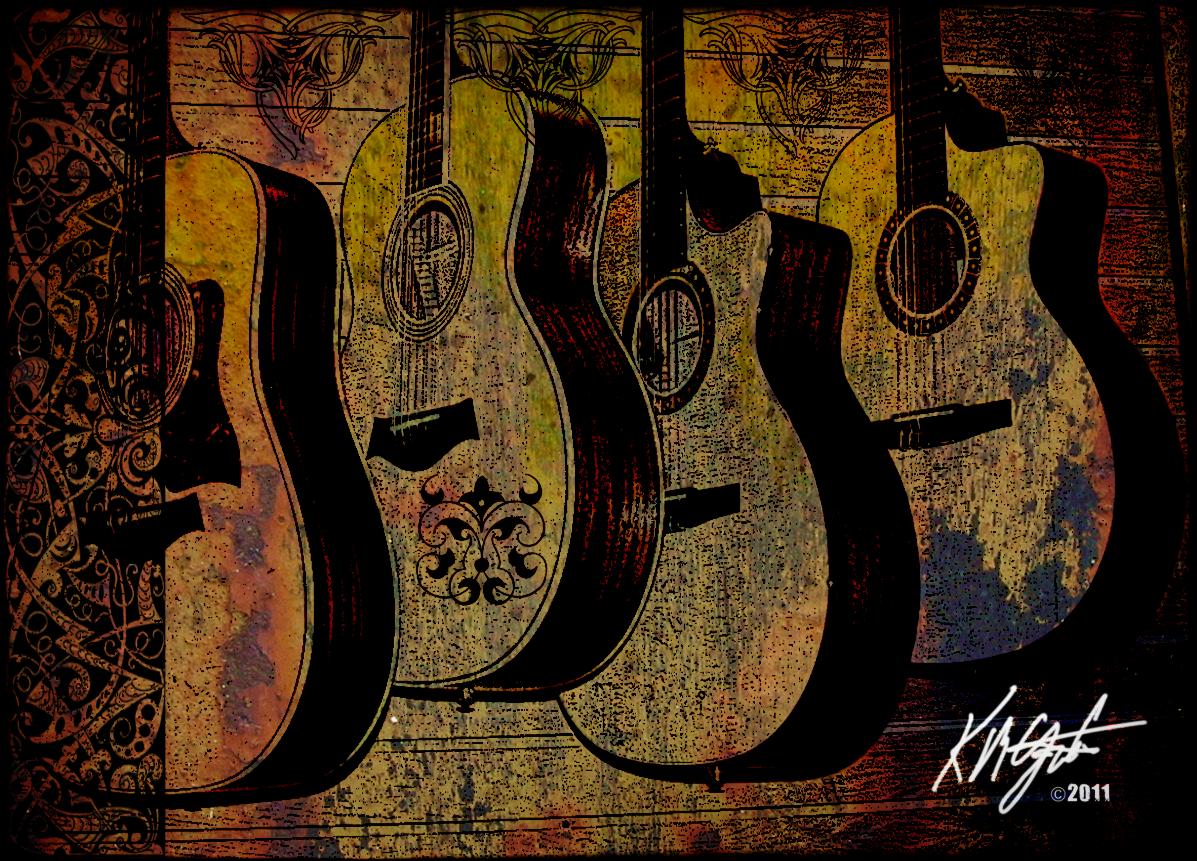 gatzkART!: Grunge Guitars - Ink - Mayang's Texture - PhotoPaint ...