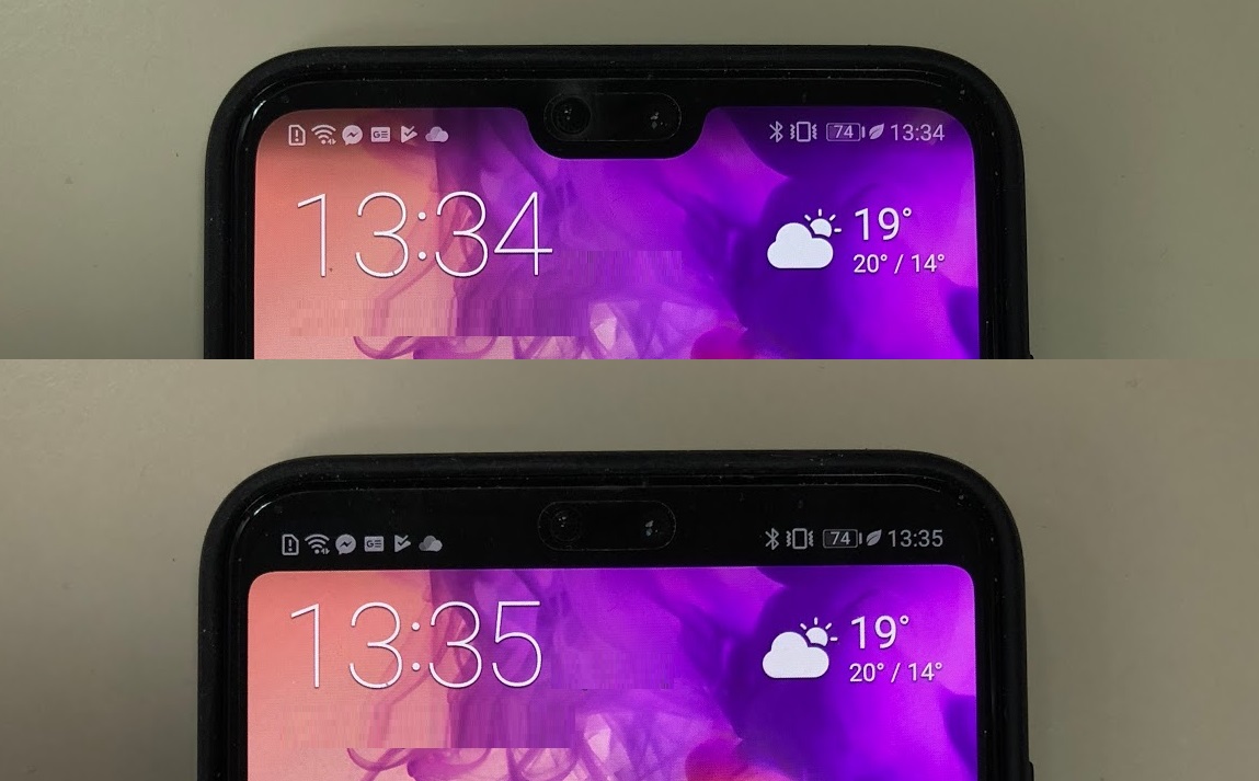 Pixel 3 XL permite esconder notch - desperdiçando o espaço | Aberto até ...