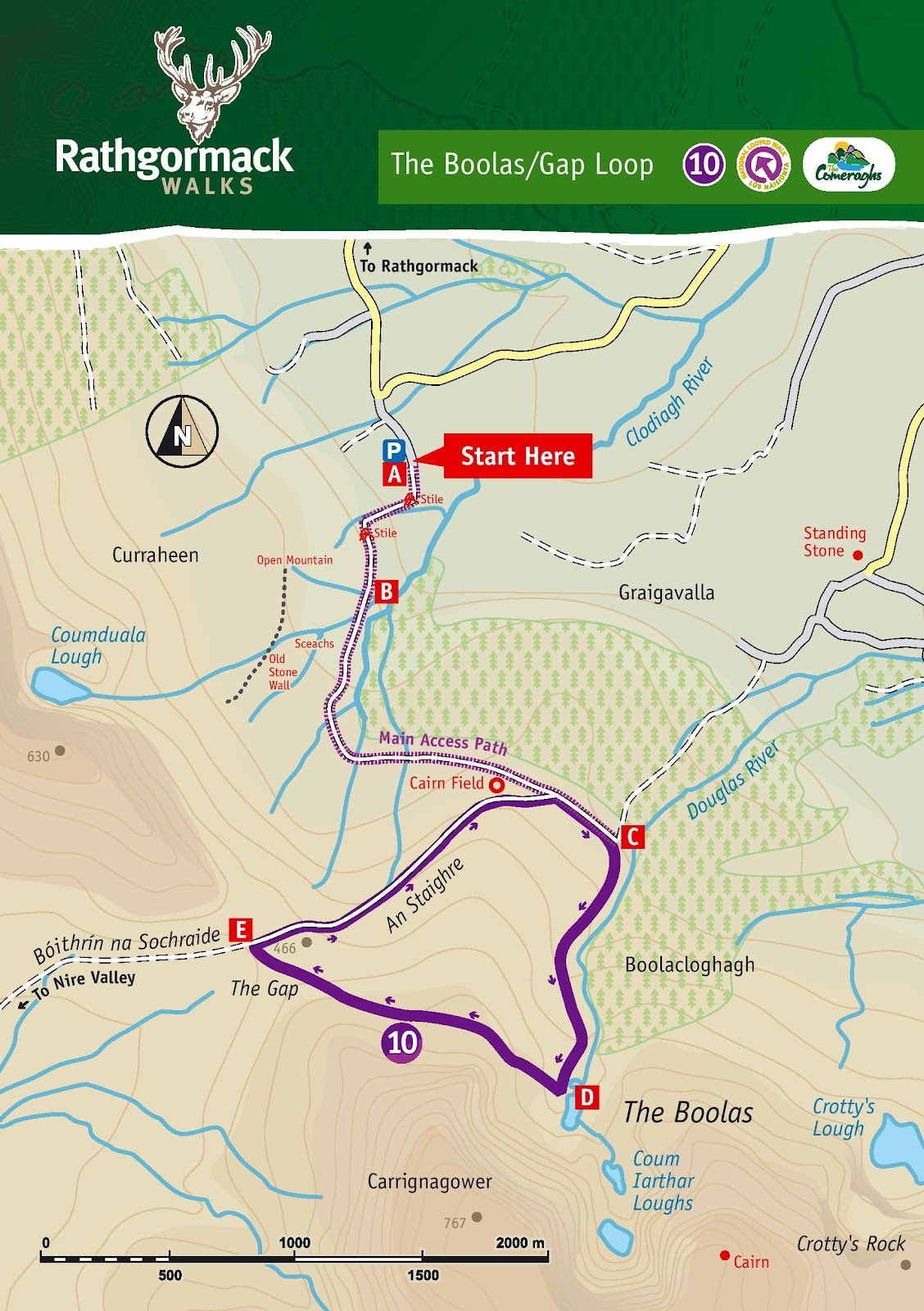 Rathgormack Walks: Rathgormack Walks 10 The Boolas-Gap Loop