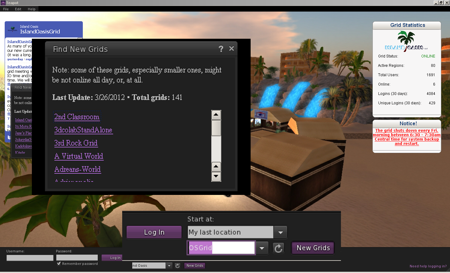 Metaverse Traveller: Teapot Viewer: Developer Working to build New Grid ...