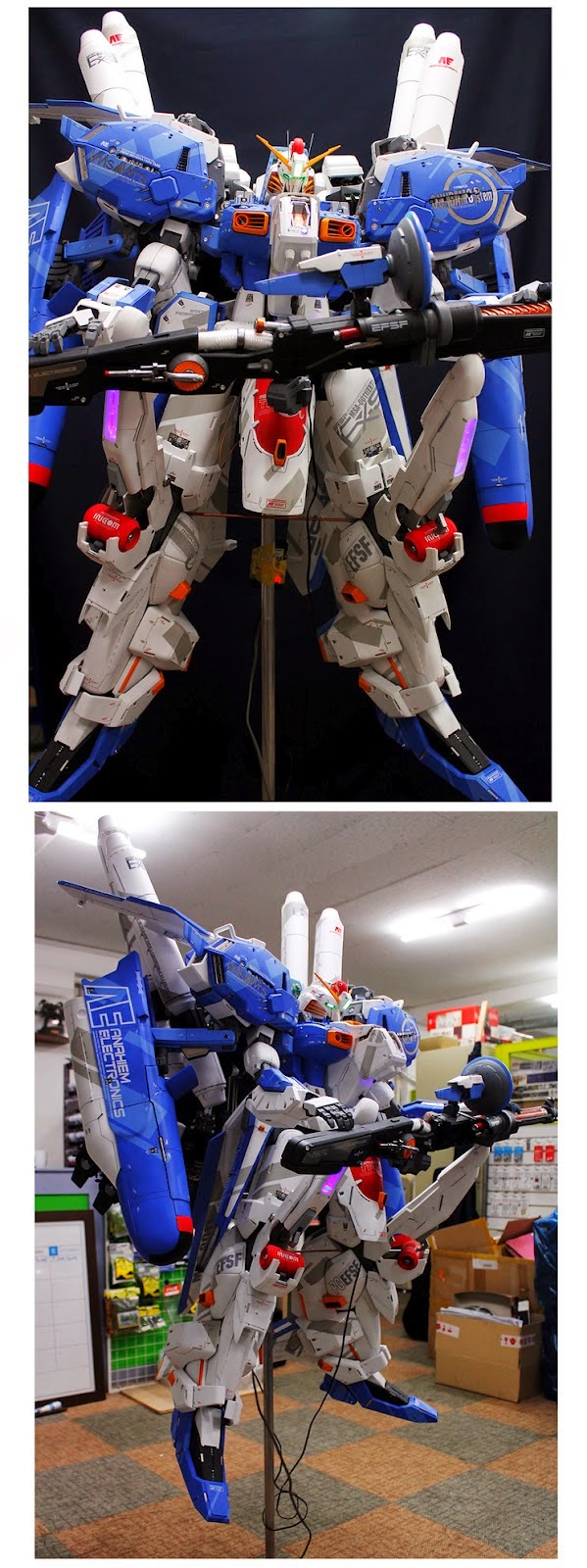 Custom Build: G-System 1/35 Ex-S Gundam + LED