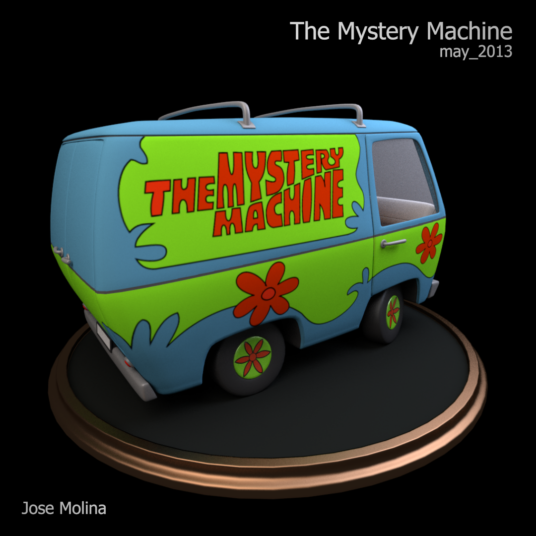 The Mistery Machine 3D recreation | Jose Molina