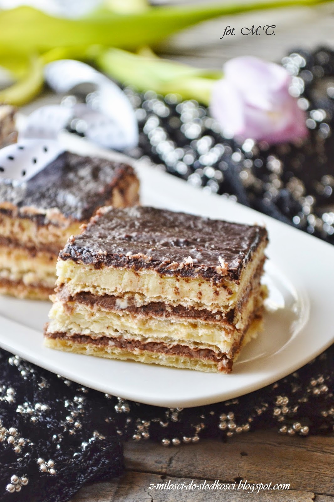 Z miłości do słodkości...: Domowy batonik Knoppers