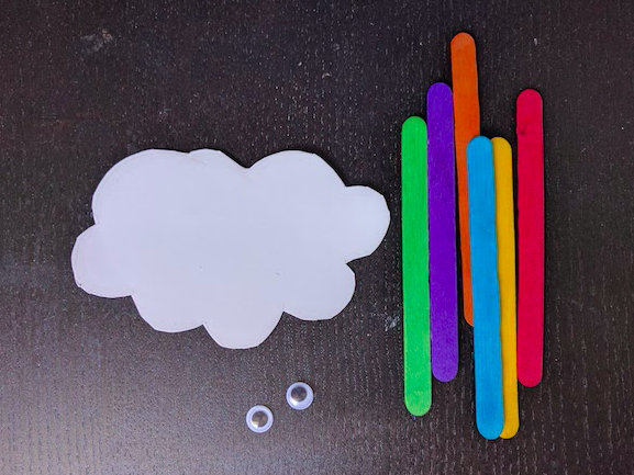 Popsicle Sticks Rainbow Craft - The Joy of Sharing