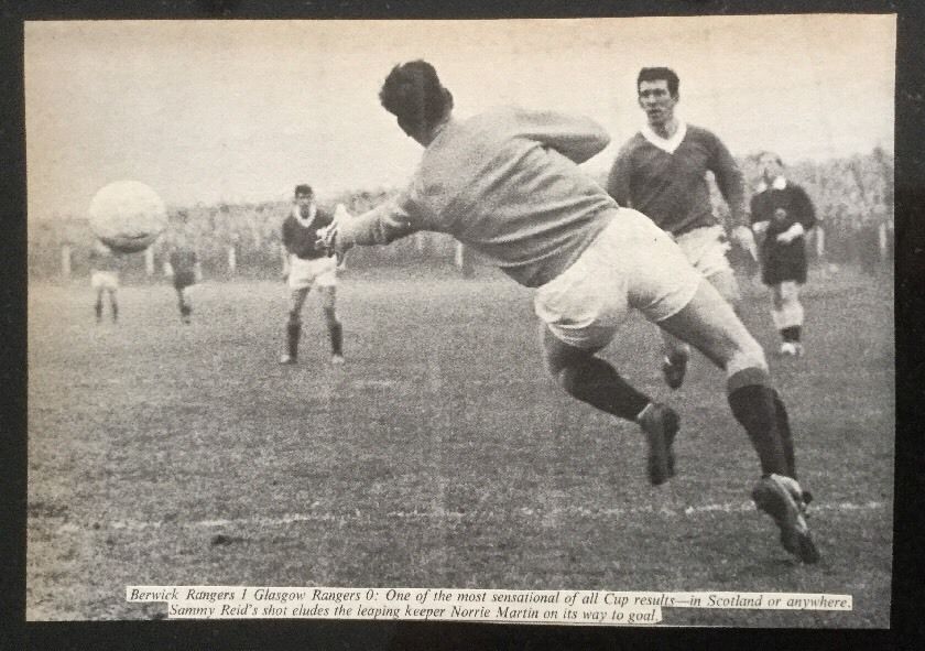 Old Scottish Football: Berwick Rangers v Rangers 1967 Scottish Cup ...