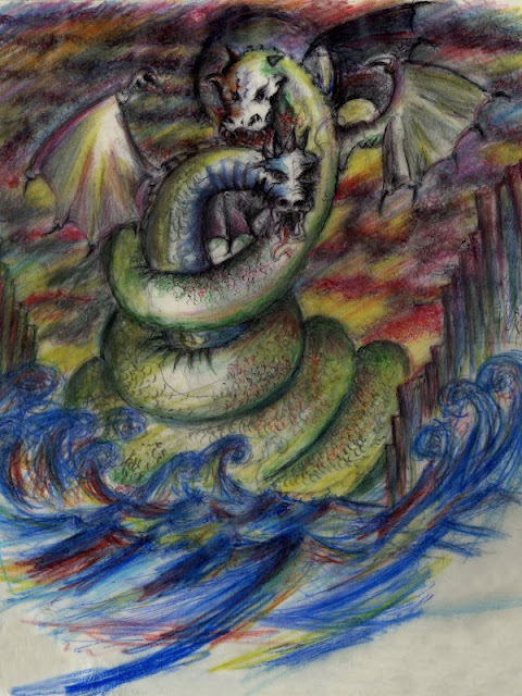 Mitología Chilota: Tenten-Vilu y Caicai-Vilu