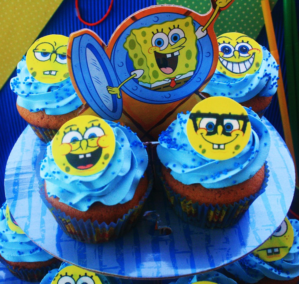 Desirvientadas: Bob Sponge Cupcakes