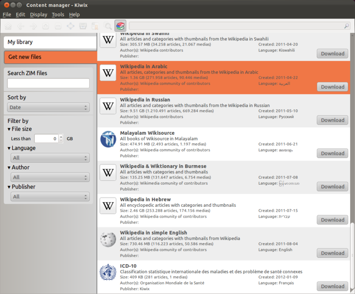 Techies.io: How to download the entire Wikipedia and access it offline?