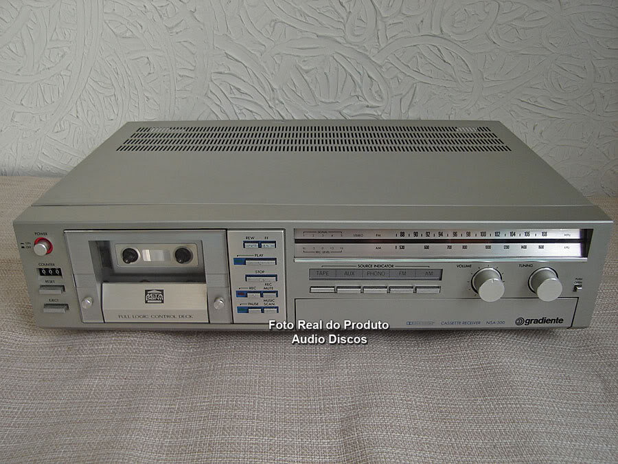 Som e Cia.: Gradiente Deck Receiver NSA 500