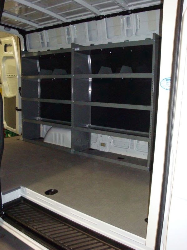 Van Interior Shelving, Ladder Racks, Partitions, Flooring