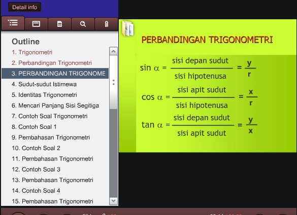 MATERI TRIGONOMETRI LENGKAP ~ AYO BERMATEMATIKA