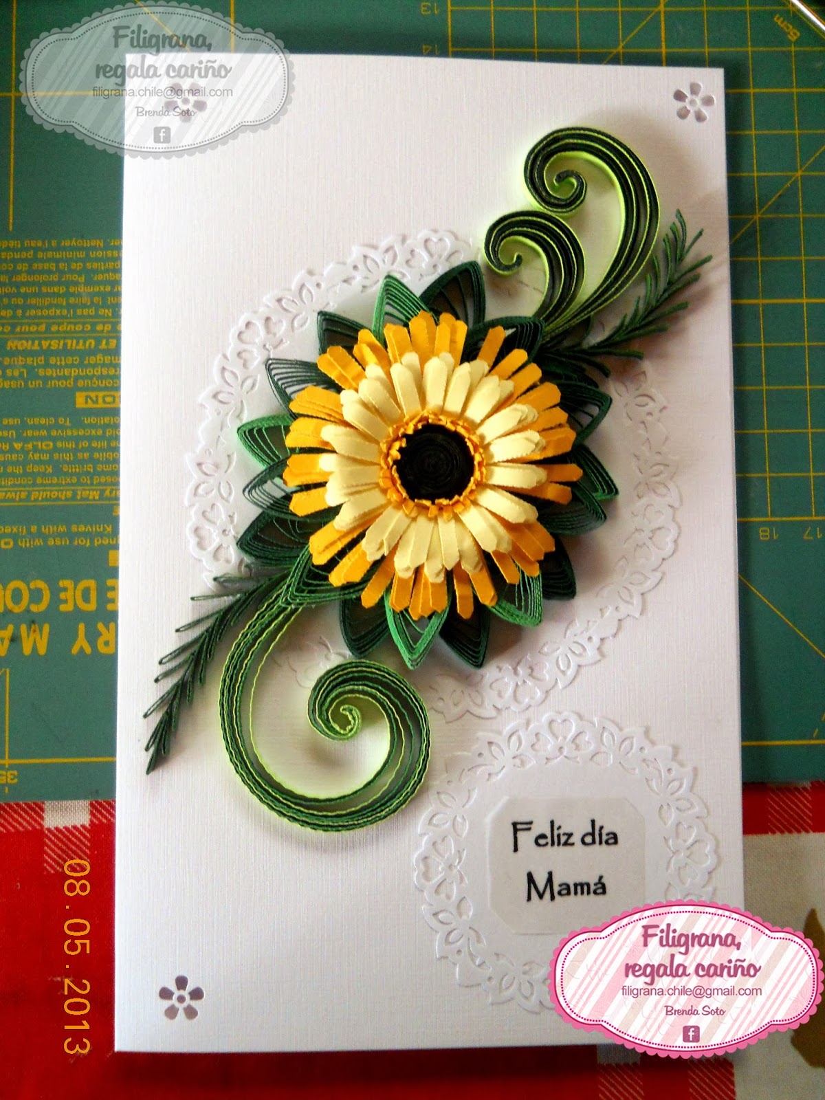 Filigrana - Quilling en Chile: Algunas tarjetas de filigrana :)