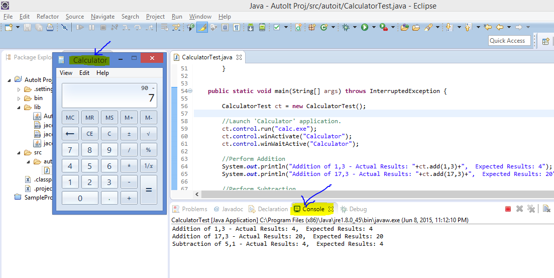Java And Autoit Automating The Calculator Application Using Autoitx4java Automation Home 