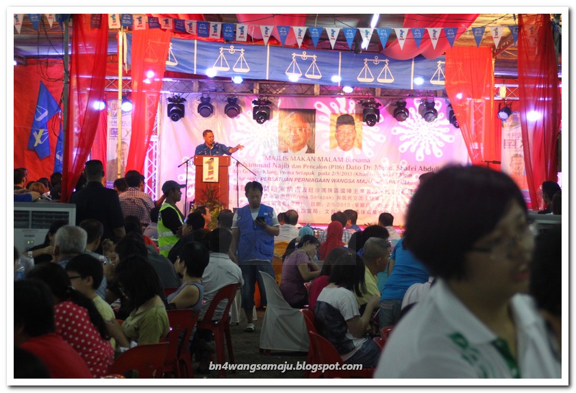 P116 Wangsa Maju Datuk Shafei Abdullah : Makan Malam Kaum Cina Bersama ...