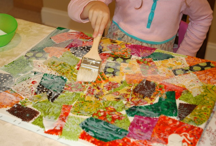 Fall Fabric Scrap Collage What Can We Do With Paper And Glue Fall Fabric Scrap Collage What Can We Do With Paper And Glue