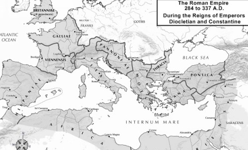 THE ROMAN EMPIRE UNDER EMPERORS DIOCLETIAN & CONSTANTINE