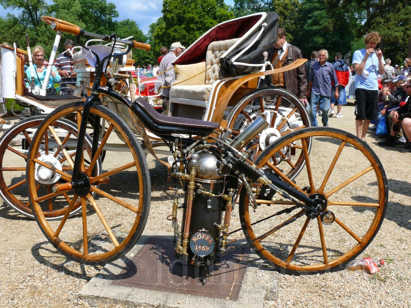 Copeland steam bicycle