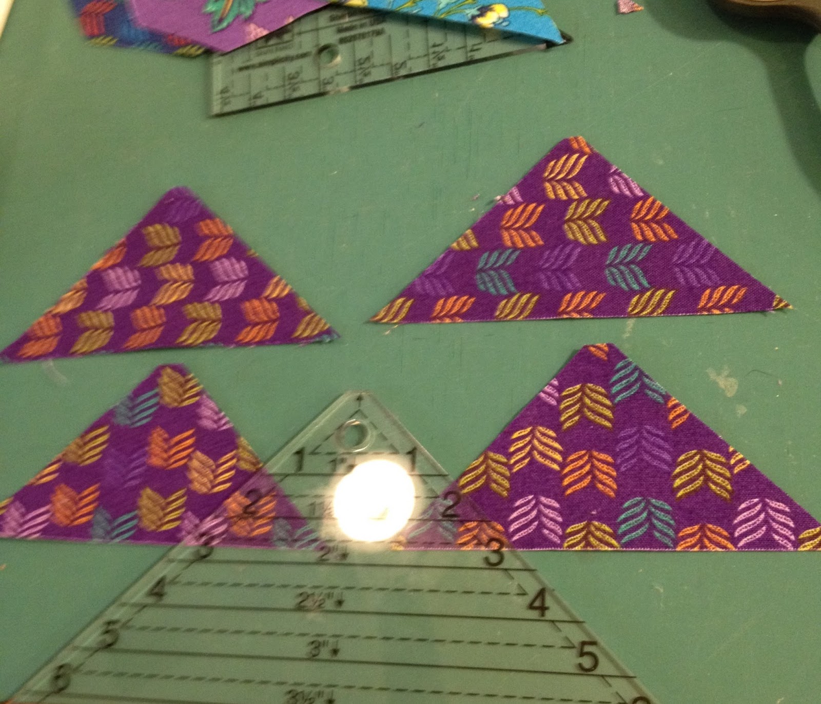 Quilt as you go using free motion quilting: Use the Companion Angle ...