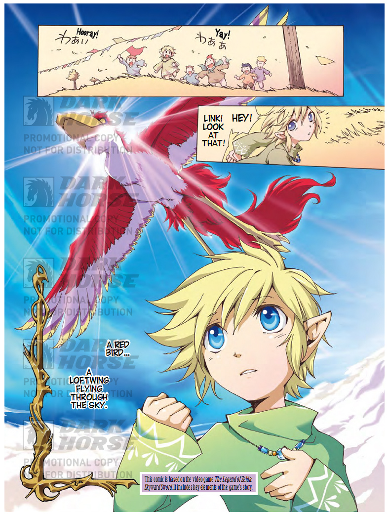 Dark Horse just released ALL the English Skyward Sword Prequel Manga ...