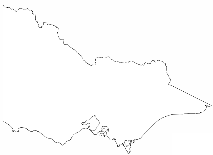 Blog de Biologia: Victoria Outline Map