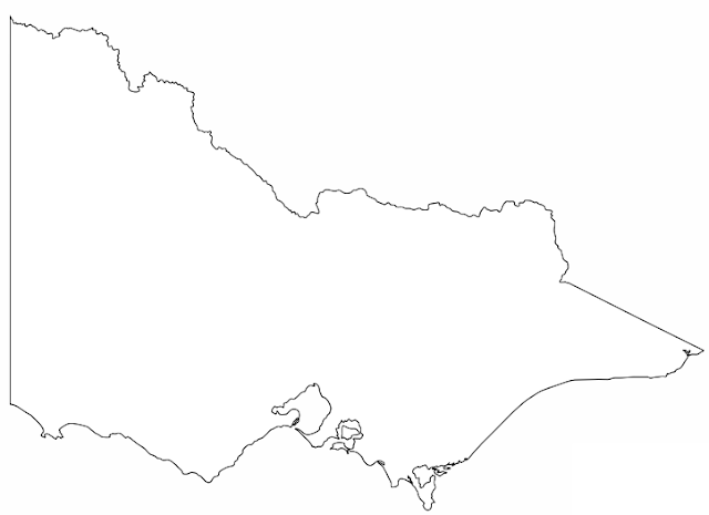 Blog de Biologia: Victoria Outline Map