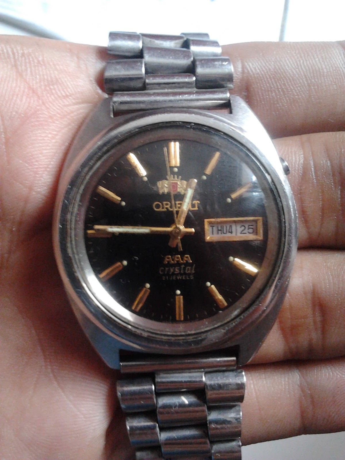 Jam Tangan Jadul/Vintage Orient AAA (Plat Hitam) Automatic | Jam Jadul ...