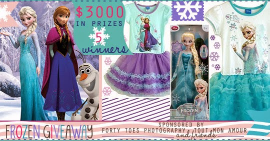 Forty Toes: Frozen GIVEAWAY worth over 3,000 dollars!