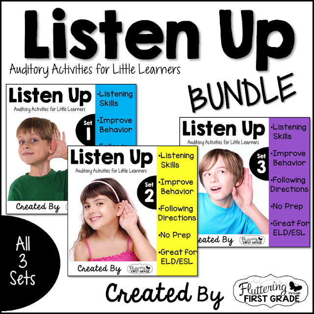 Listen Up 3...Yippee! | Fluttering Through First Grade