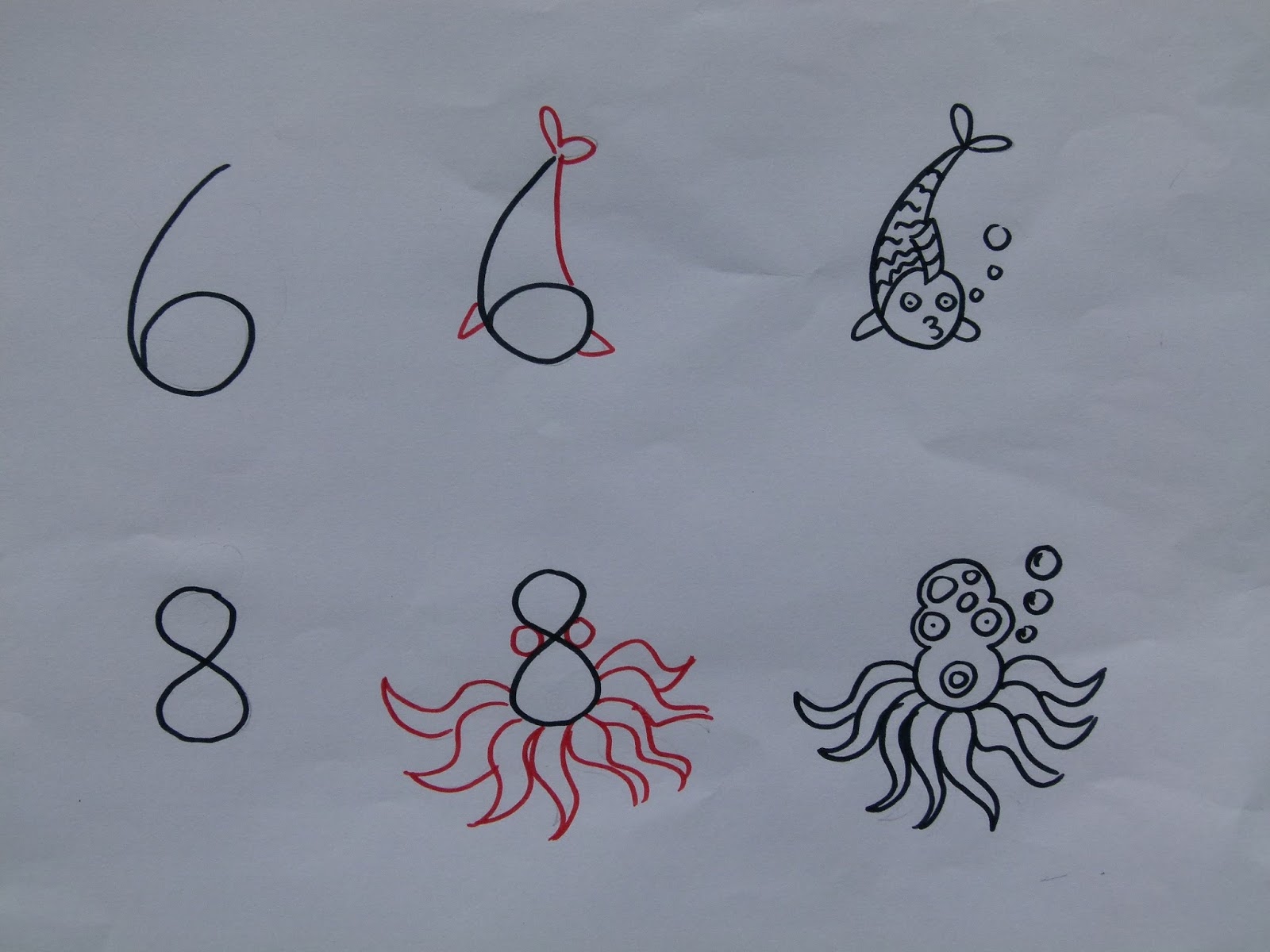 Le Petit Artist: Dibujando animales con números