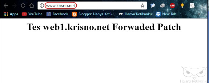 Konfigurasi Mod Proxy Backend And Forwarded Path - Hanya Ketikanku