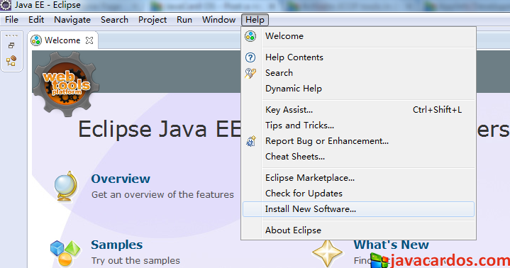 JavaCardOS: How to install JCOP tool in Eclipse