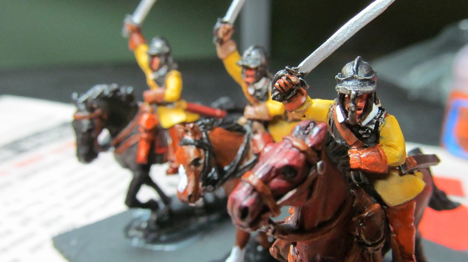 Toy Soldiers and Dining Room Battles: Perry Miniatures ECW Cavalry WIP #2