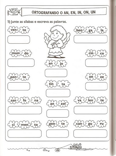 Pedagógiccos: Ortografia: AM - AN, EM – EN, IM – IN, OM - ON, UM – UM