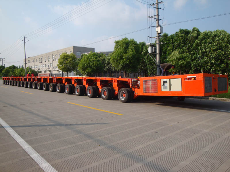 modular trailer: SPMT(selp propelled modular transporter)