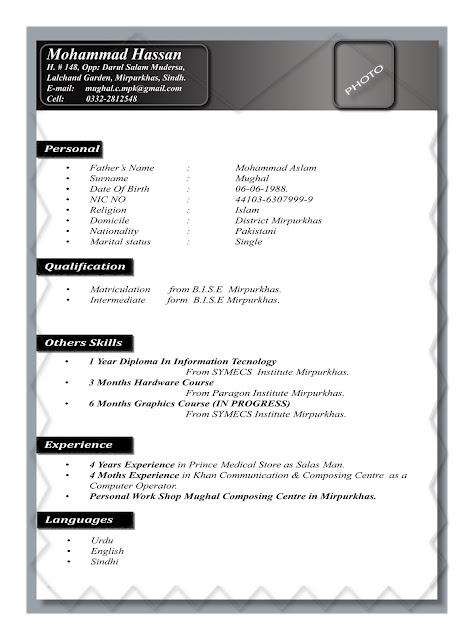 CV FORMATS & NOTES: New Latest Cv Formats 2012-2013, black cv format ...