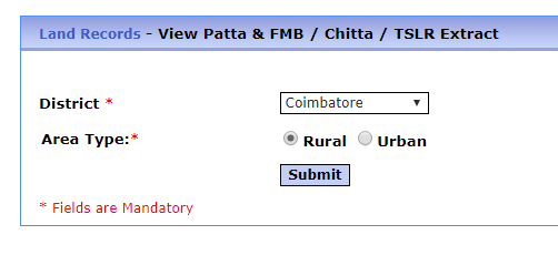 Online fmb sketch map | Patta chitta fmb map
