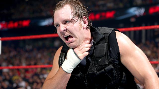 WWE In live!!!!: DEAN AMBROSE vs KANE