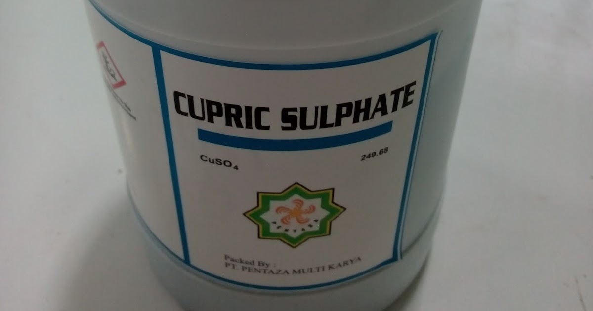 CuSO4 TEKNIS | Laboratorium IPA Terpadu