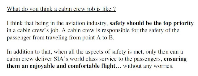 Journey Through Life: More Cabin Crew Interview Q / A samples