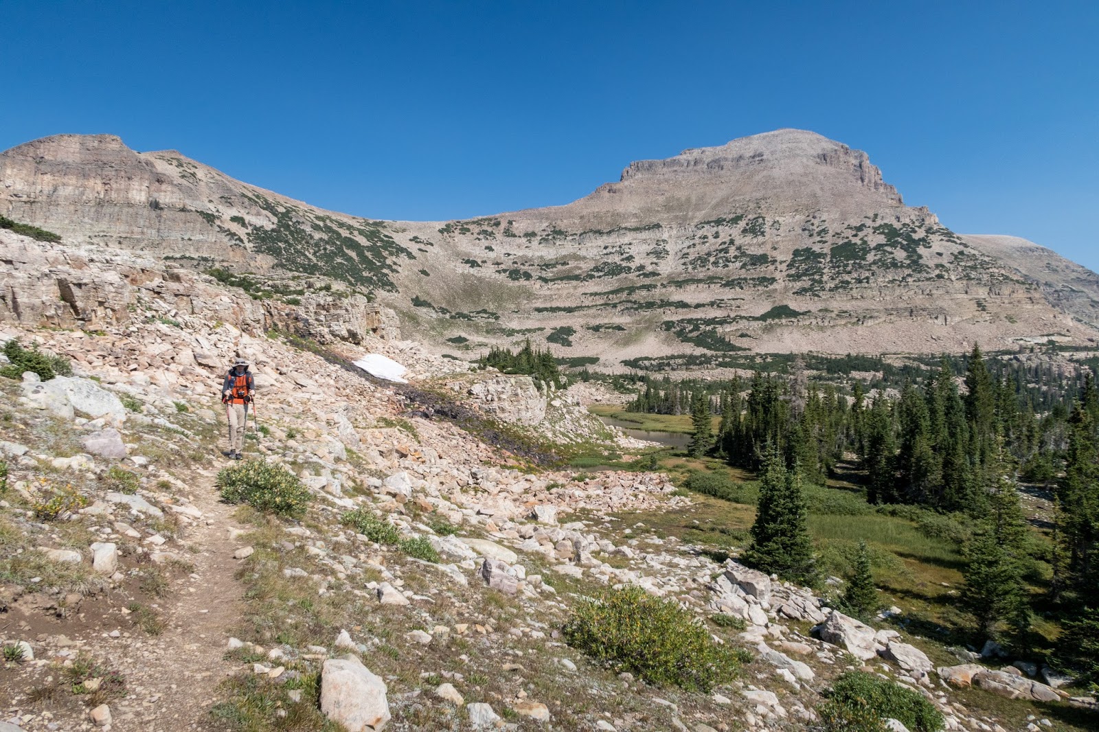 Eric's Hikes: Uinta Highline Trail Day 8: Triangle Lake to Brooks Lake