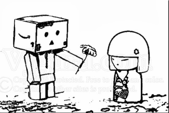 VJGuru.Com: Chinese Robots Love Coloring Page