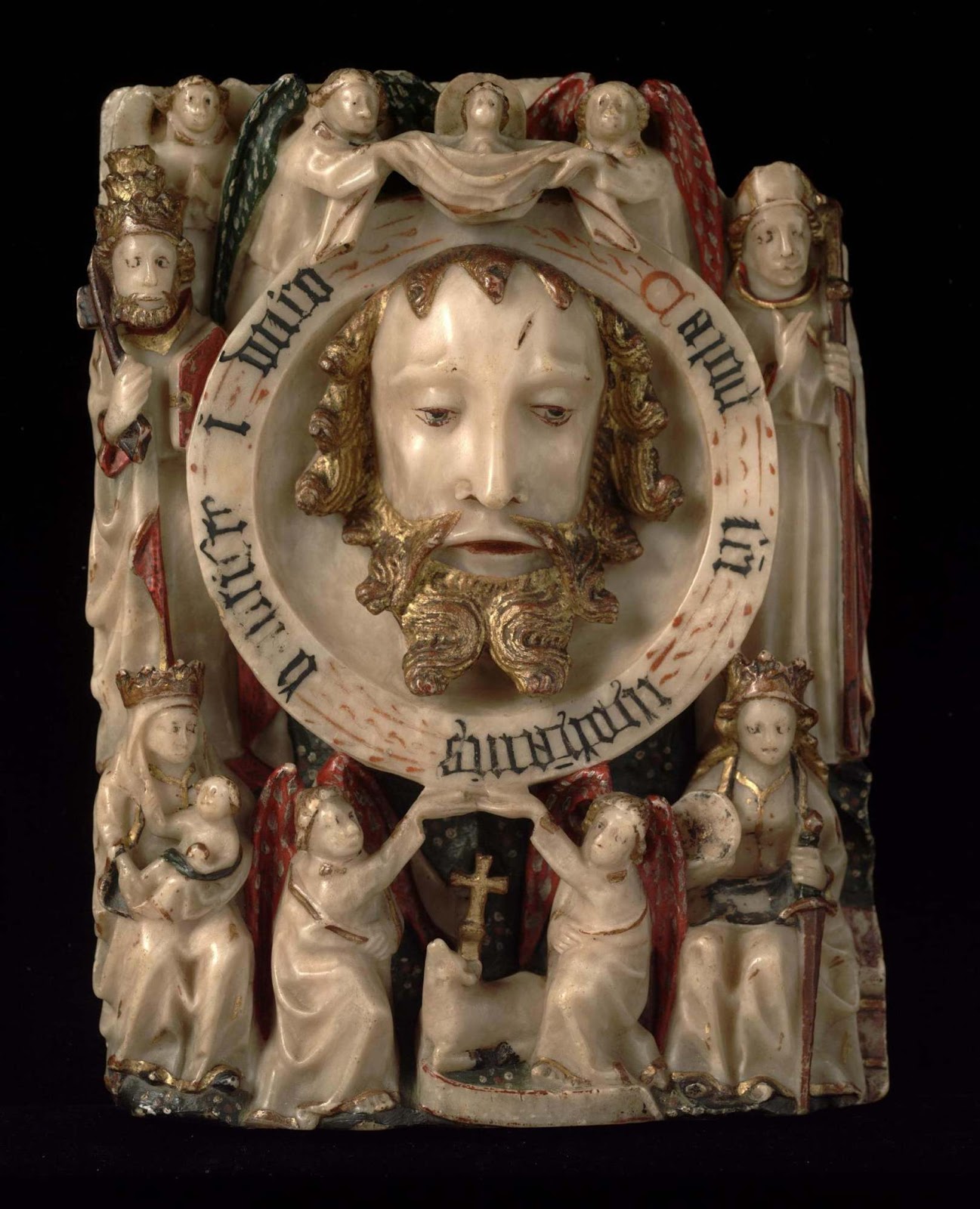 Spencer Alley: English alabaster heads of St John the Baptist, 15th century