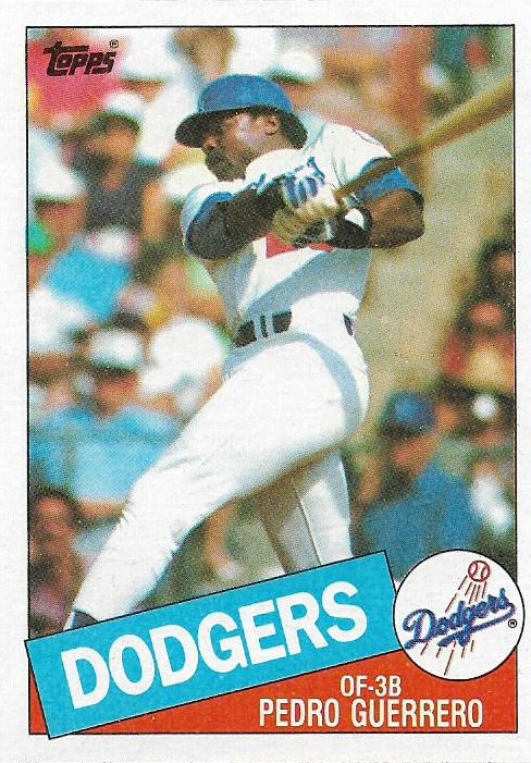The best Dodger card for every year I've collected