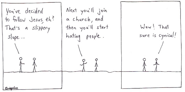 with arms wide open: slippery slope (1)