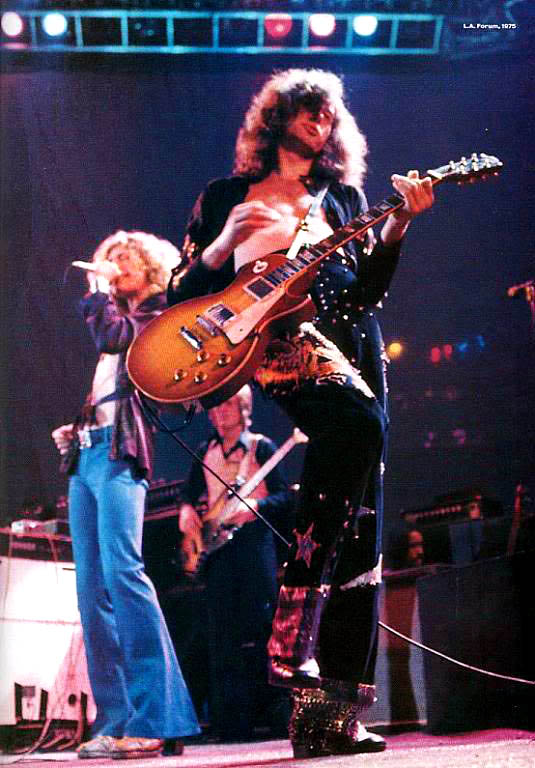 Crocodile Mushrooms Laser: Led Zeppelin, Long Beach 1975